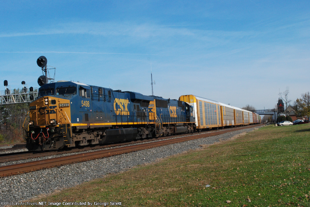 CSX heads west.